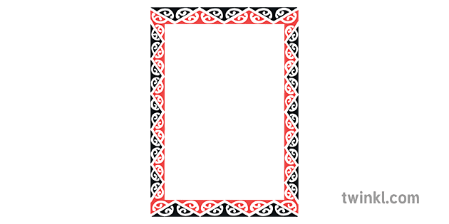 Kowhaiwhai Border Pattern 1 - Twinkl