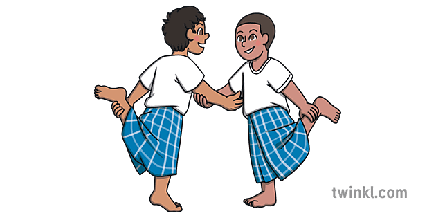 Krabi Traditional Game for Boys Illustration - Twinkl