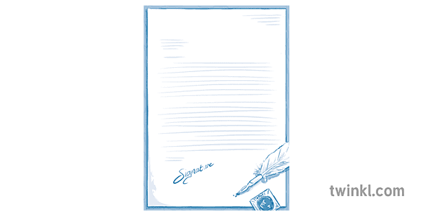 liham papel Illustration - Twinkl