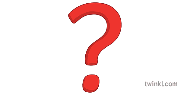Large Question Mark KS3 Illustration - Twinkl