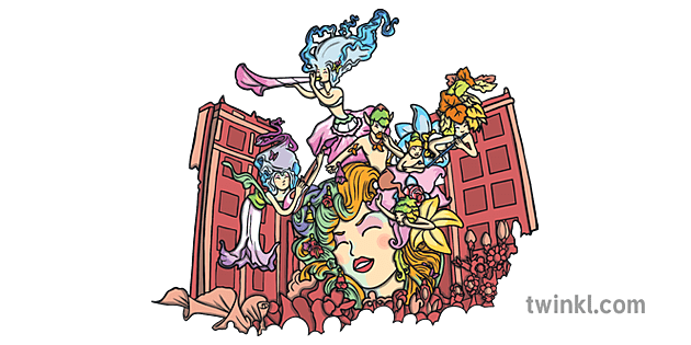 las fallas de valencia sculptures festival spain ks1 Illustration - Twinkl