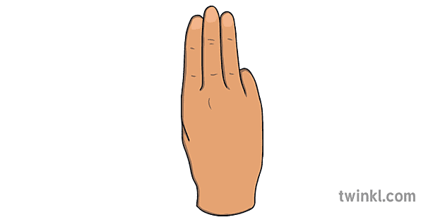 letter p hand sign spanish sign language ks1 Illustration - Twinkl