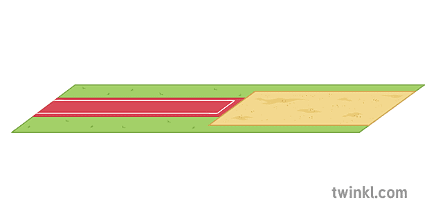 long jump track layout pe sport secondary Illustration - Twinkl