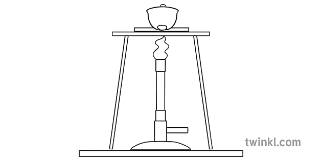 magnesium in crucible experiment diagram science secondary bw rgb ...