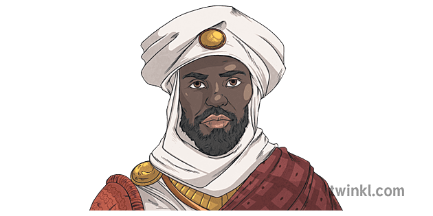 mansa musa mali king person royal gold mps ks2 Ilustración - Twinkl
