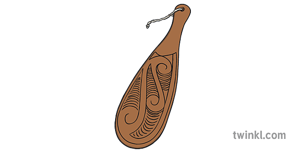 Maori Patu Illustration - Twinkl