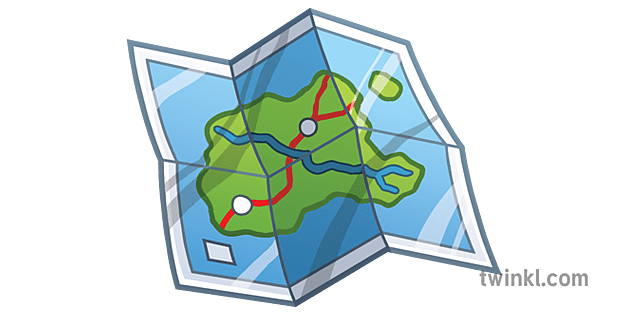 map emoji symbols emoticons navigation orienteering ks2 Illustration ...