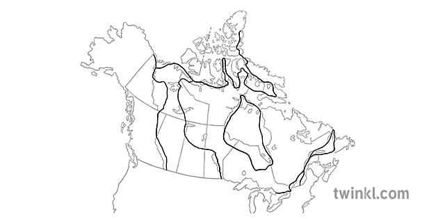 carte du canada avec provinces et regions physiographiques geographie ...