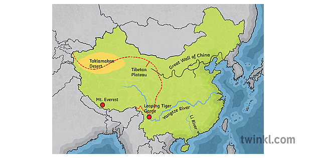 mapa kine sa geografskim obilježjima istaknuta karta ks2 godina 6 hass
