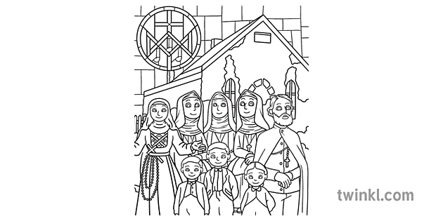 Mary Coloring Mackillop St Saint Catholic Clipart Feast Day August 8th ...