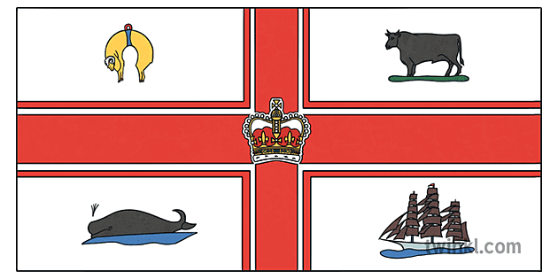 Melbourne Australia Flag Illustration - Twinkl