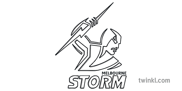 melbourne storm national rugby league team logo sports australia ks1