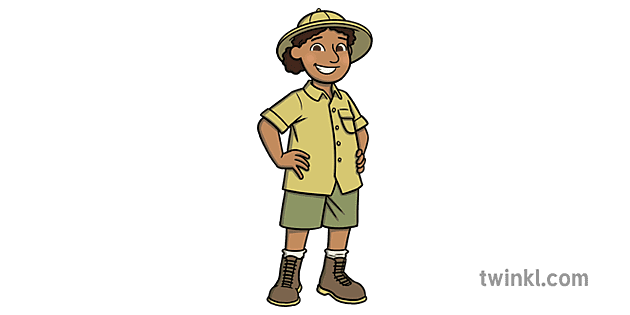 mia the explorer person child expedition roi ks1 Illustration - Twinkl