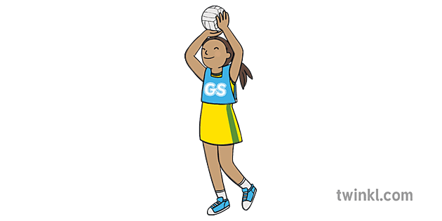 netball ẹrọ orin Illustration - Twinkl