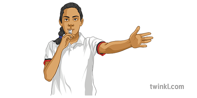 netball árbitro pe secundário Illustration - Twinkl