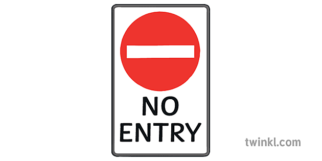 no entry ds australian road signs ks1 - Twinkl