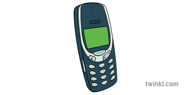 nokia 3310 Illustration - Twinkl