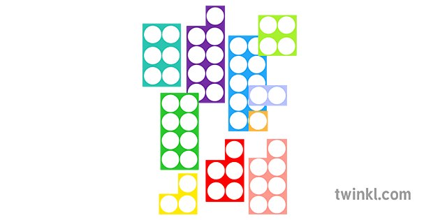 Numicon Counting Shape Temp Illustration - Twinkl