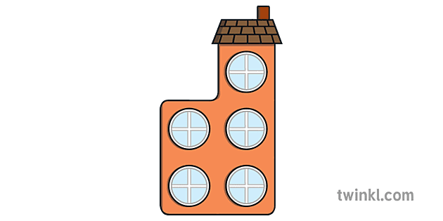 numicon house 5 eyfs ks1 maths Illustration - Twinkl