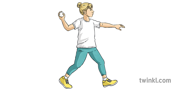 overarm throw rounders step 1 skills poster fielding twinkl move pe ks2