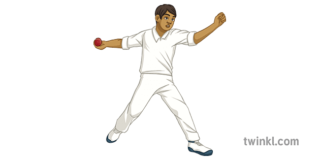 overarm throw step 2 teknik cricket over arm ks3 Illustration - Twinkl
