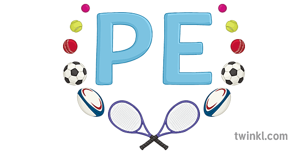 pe logo sport tennis football rugby cricket hockey ks3