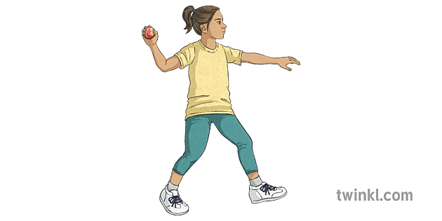 forbereder at kaste en bold strejke og fielding cricket pe planit ks2