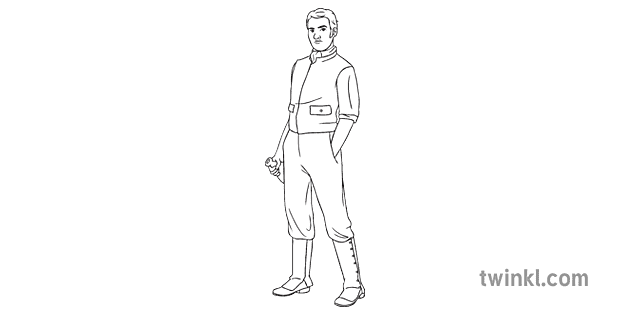 reuben smith character black beauty english secondary bw rgb Illustration