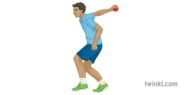 rounders bowling step one spor top oyunu pe ks3 Illustration - Twinkl