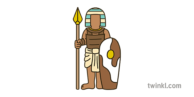 SYM Ancient Egyptian Soldier Colour - Twinkl