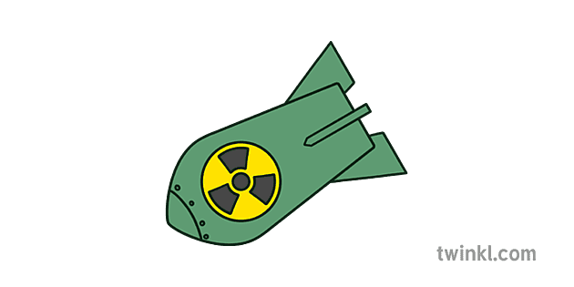 SYM Atomic Bomb Colour Illustration - Twinkl