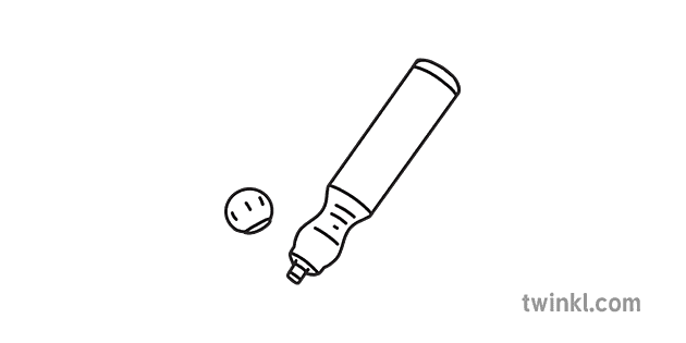 SYM Bingo Dabber BW Illustration - Twinkl