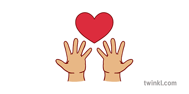 SYM Kind Hands Colour Illustration - Twinkl