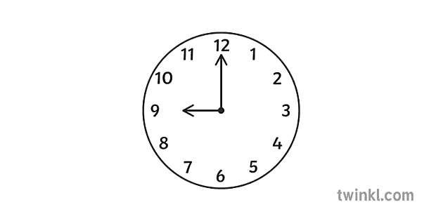 SYM Nine OClock BW Illustration