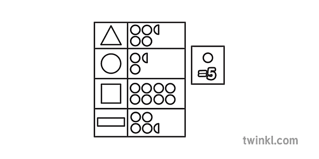 Sym Pictogram Bw Illustration Twinkl