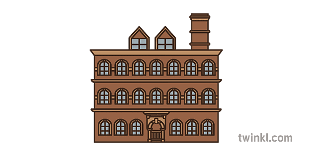 SYM Victorian Factory Colour Illustration - Twinkl