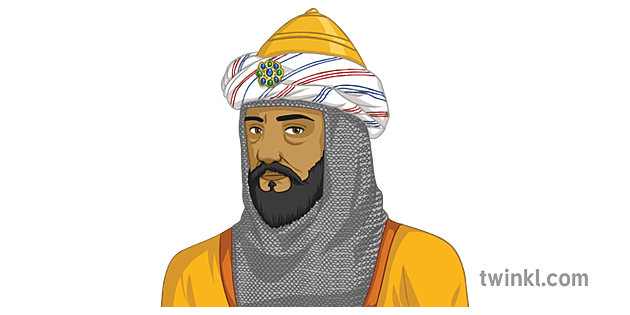 saladin salahuddin ayyubi sawir taariikh ks3 Illustration - Twinkl