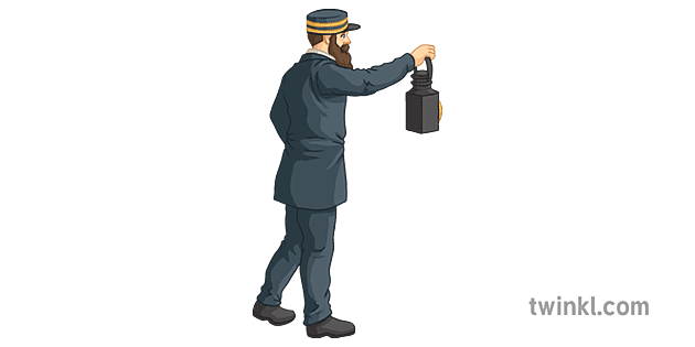 Signalman with a Light English The Signalman Charles Dickens Secondary