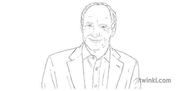Sir Tim Berners Lee Portrait Person Internet World Wide Web Science KS2