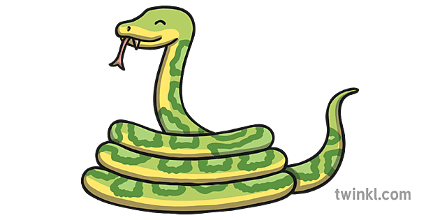 Snake 02 Illustration - Twinkl