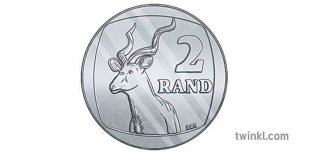ದಕ್ಷಿಣ ಆಫ್ರಿಕನ್ ಎರಡು ರಾಂಡ್ ನಾಣ್ಯ ವಸ್ತು ಹಣ ಕರೆನ್ಸಿ ಸ್ವಾತ್ ಕೆಎಸ್ 2 ...