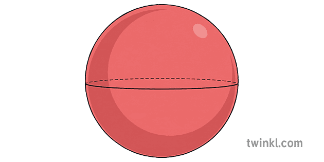 sfera 3d bentuk geometri matematik umum dimensi sains planit ks2 ...