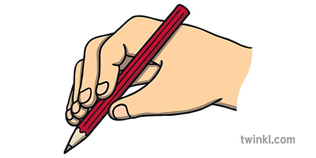 Static Tripod Pencil Grip Illustration - Twinkl