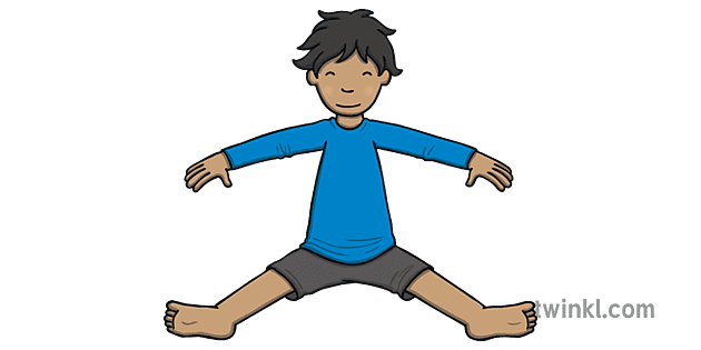 Straddle Gymnastics Shape - Twinkl