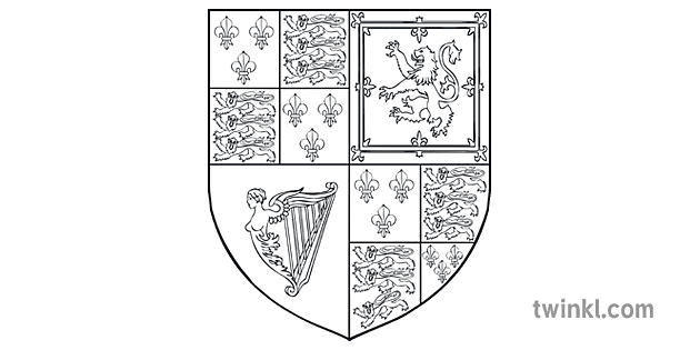 stuart coat of arms history scotland england britian secondary bw rgb