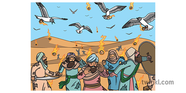 Surat Al Fil Scene 4 Illustration - Twinkl