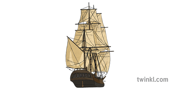 The Borrowdale Ship Frontal View First Fleet Boat Vehicle Sails History KS2