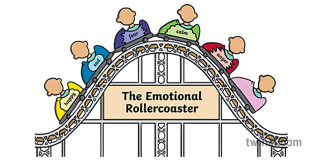 the emotional roller coaster activity emotions colors ks1