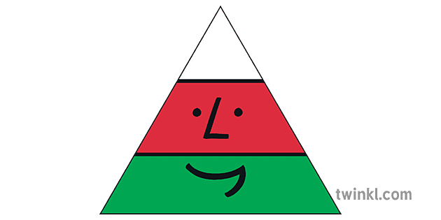 Triangle Pyramid Urdd Face Taflen Lliwio Mr Urdd Welsh Eisteddfod 2018