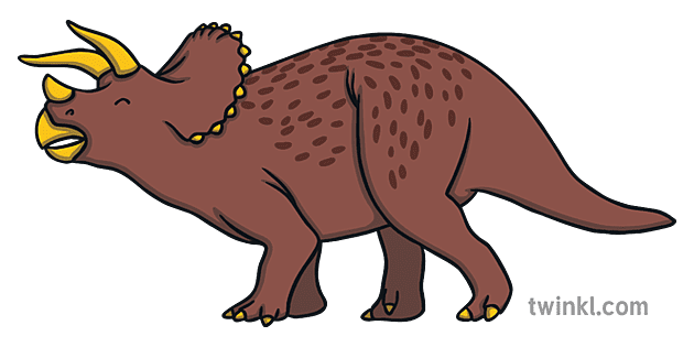 triceratops 2 Illustration - Twinkl